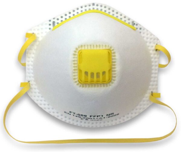 Respirator mask FFP1 with valve, 1 pc., 4,90